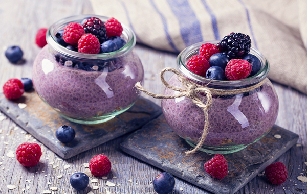 Very Berry Summer Chia Pudding | Nutriseed