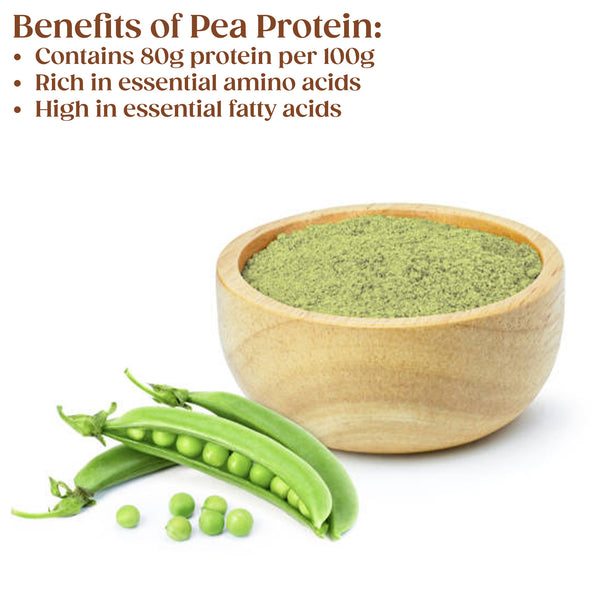 Pea Protein Powder - 500g Pea Protein Isolate, Protein Shakes, Vegan ...